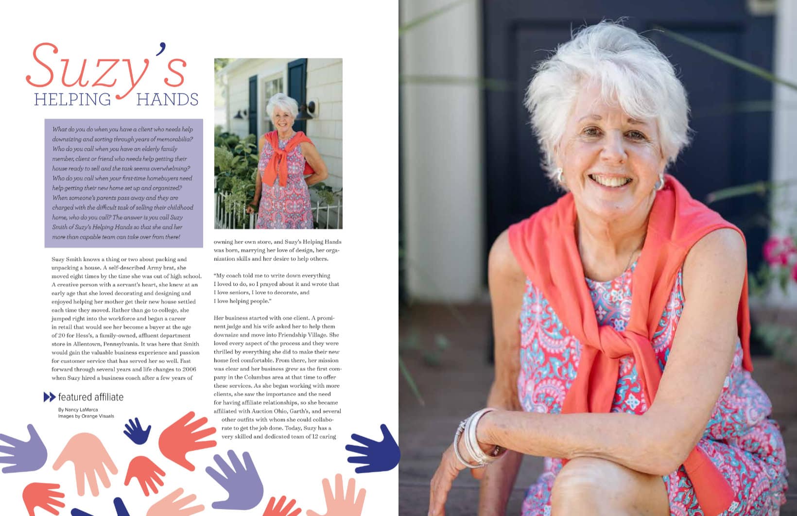 Suzy Smith Featured in Real Producers Magazine! - Suzy's Helping Hands, LLC